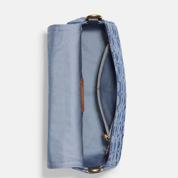 Coach | Bags | Nwt Coach Soft Tabby Shoulder Bag In Signature Denim ...